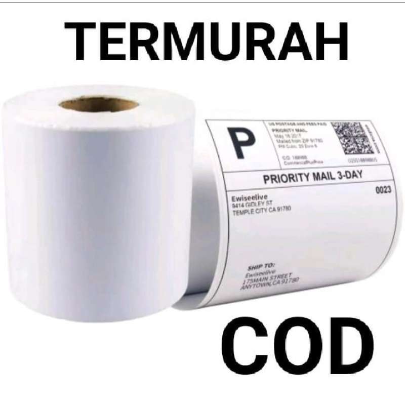 Jual Kertas Thermal Label Barcode 100 X 150 Isi 500 Lembar Di Seller ...
