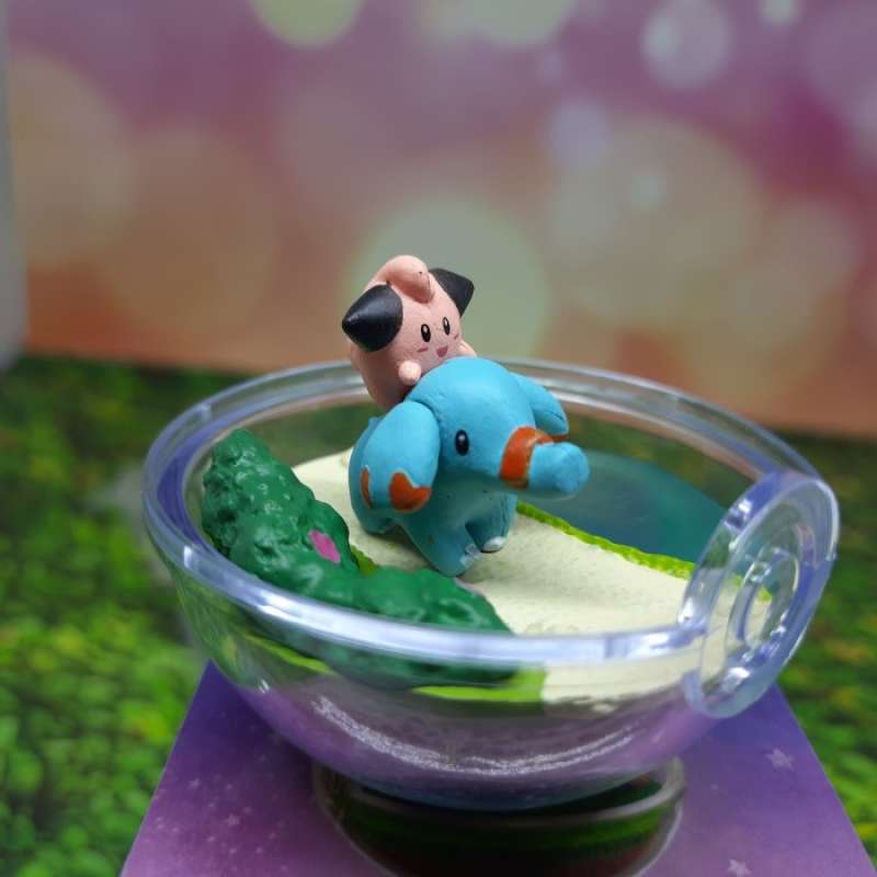 Promo Action Figure Pokemon Terrarium Edition : Cleffa & Phanpy Diskon ...