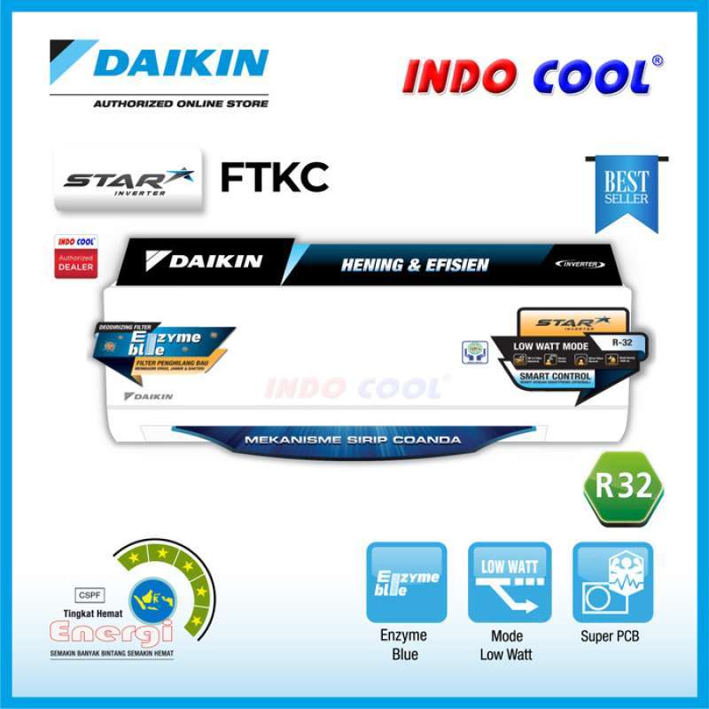 Promo Ac Daikin Star Inverter 1pk Ftkc25 Diskon 33% Di Seller Farwa ...