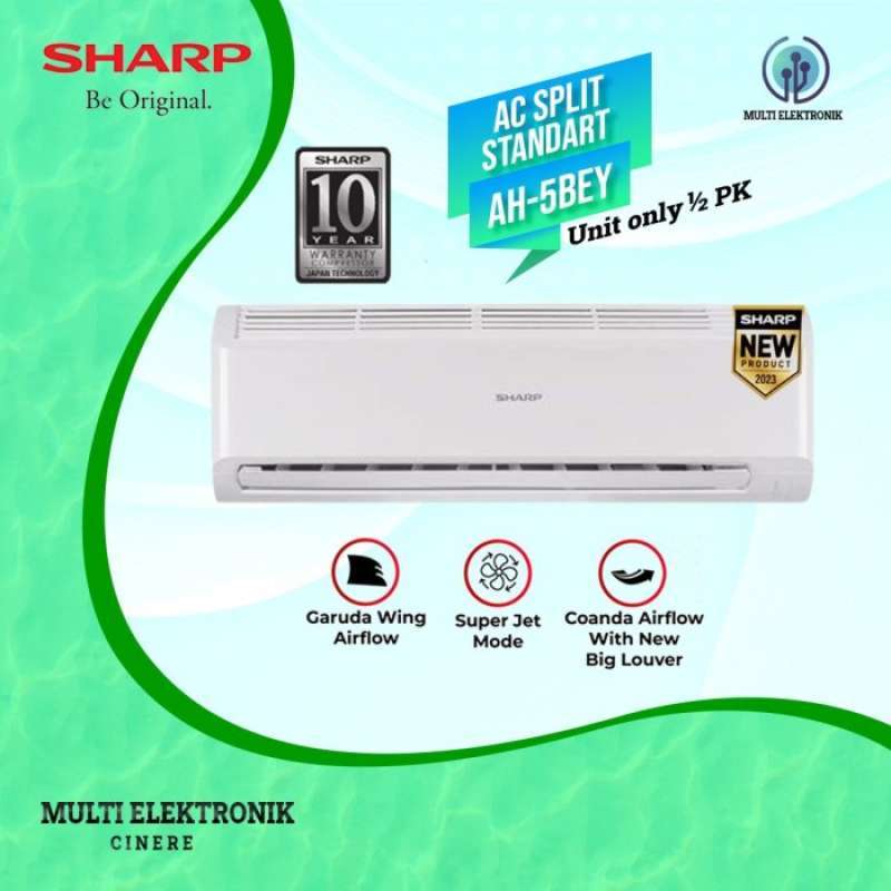 Promo Ac Sharp 1/2 Pk Ah-a5say New Jetstream Series R32 Garansi Resmi ...