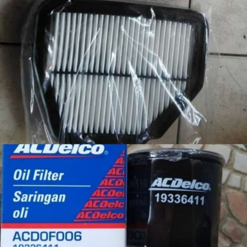 Promo Paket Filter Oli Captiva Bensin Nfl Ac Delco, F Udara Dus Putih ...