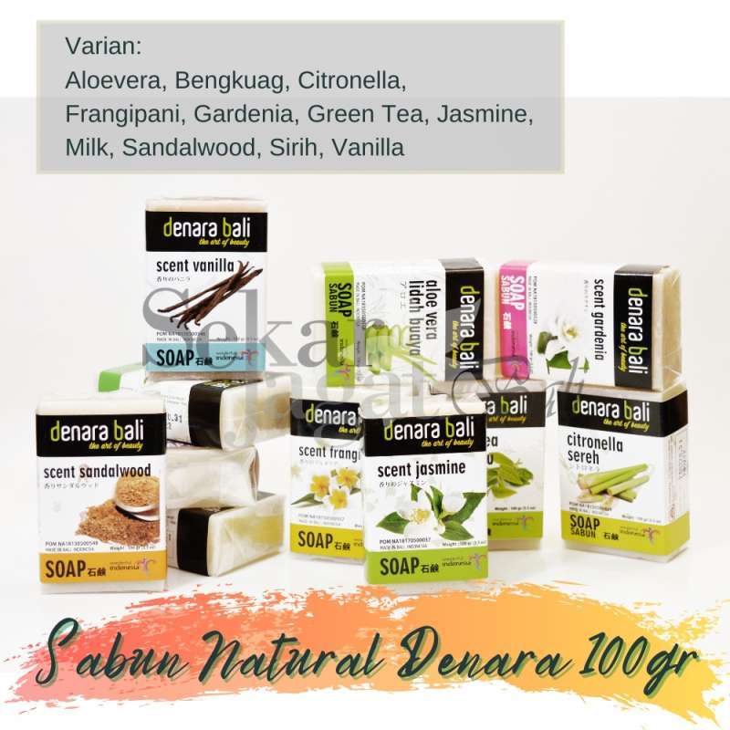 Jual Denara Sabun Natural 100gr, Pilihan Wangi Milk Di Seller Sekar Jagat Bali - Tegal Kertha ...