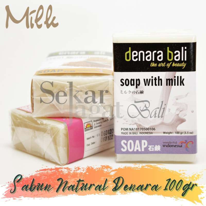 Jual Denara Sabun Natural 100gr, Pilihan Wangi Milk Di Seller Sekar Jagat Bali - Tegal Kertha ...