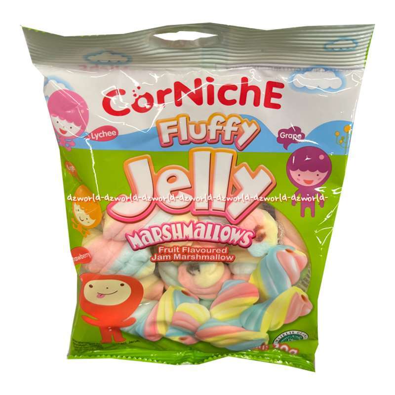 Jual Corniche 70gr Fluffy Jelly Marshmallows Marsmelow Cornice Fruit ...