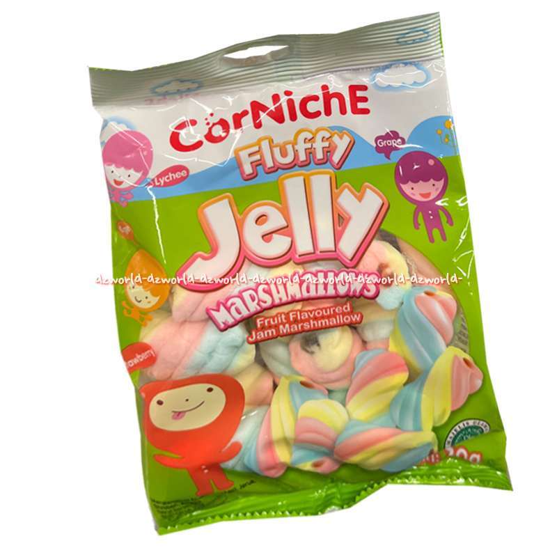 Jual Corniche 70gr Fluffy Jelly Marshmallows Marsmelow Cornice Fruit ...