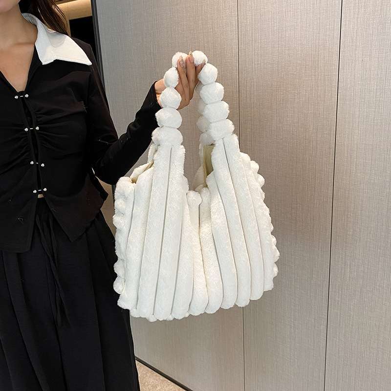 Jual Foxy - Plush Korean Bag Tas Puff Totebag Bulu Tebal Di Seller ...