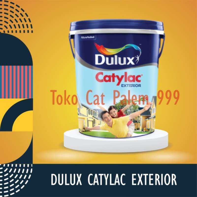 Promo Dulux Catylac Eksterior Putih Cat Tembok Luar 25 Kg Galon