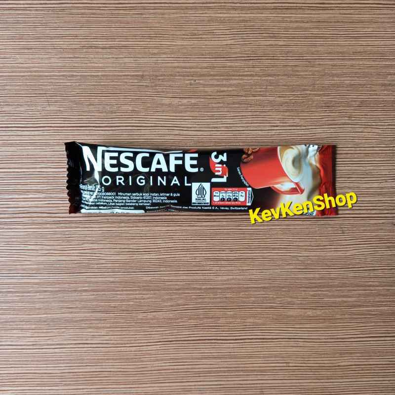 Jual Kopi Nescafe 3in1 Coffee Original 3 In 1 Harga Per Bungkus Isi 30 ...