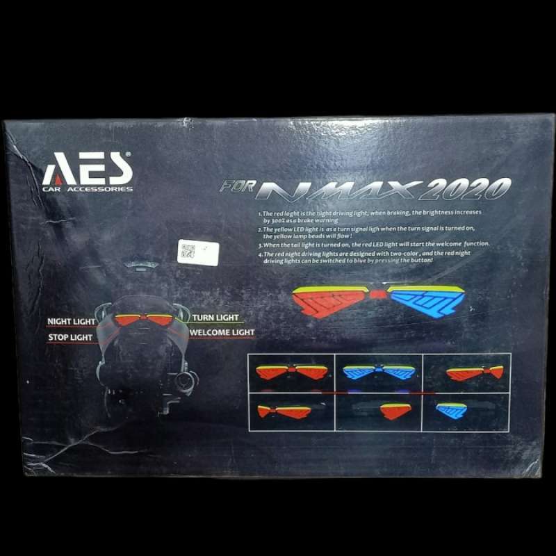 Promo Lampu Stop Led Bullaes Aes Original Nmax New Baru Garansi Diskon ...