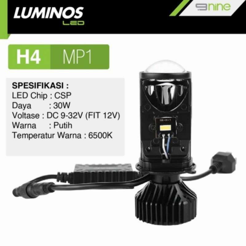 Promo Led Luminos Mini Projector H4 Mobil Motor Super Terang Garansi ...
