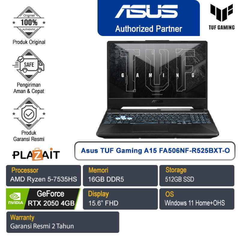 Promo Asus Tuf Gaming A15 Fa506nf-r525bxt-o /amd Ryzen 5-7535h/16gb ...