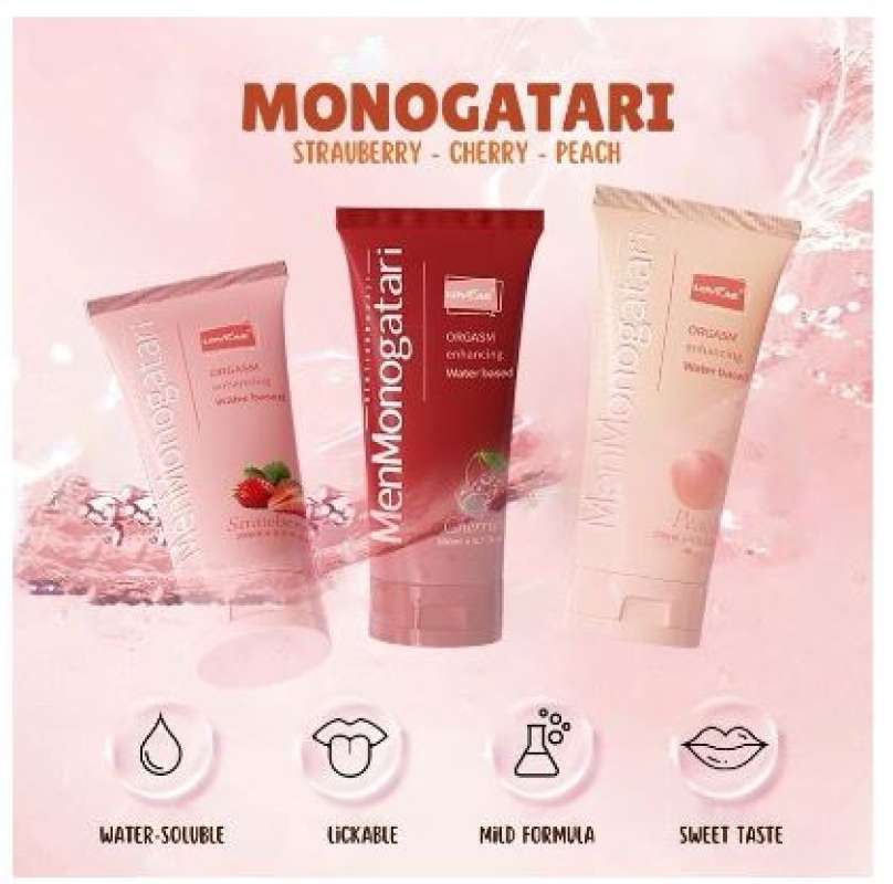 Jual Monogatari Lubricant/pelumas Fruity/rasa Buah/monogatari/200ml Di ...