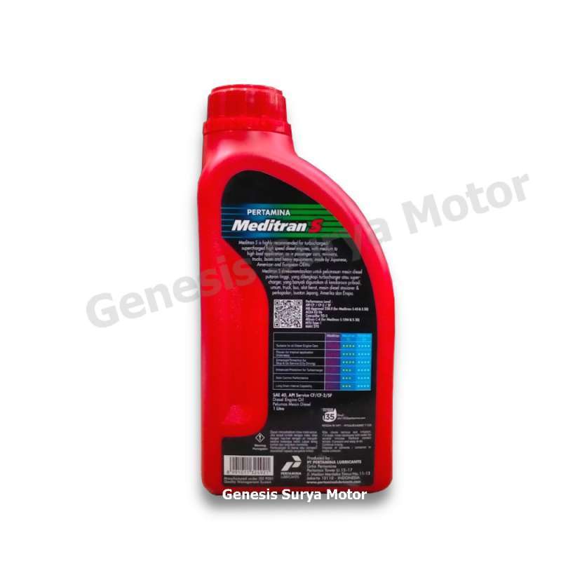 Promo Oli Meditran S Sae 40 1lt Oli Untuk Mesin Diesel Pertamina Oil ...