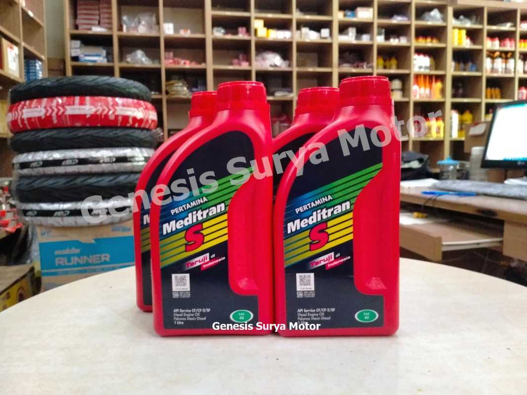 Promo Oli Meditran S Sae 40 1lt Oli Untuk Mesin Diesel Pertamina Oil ...
