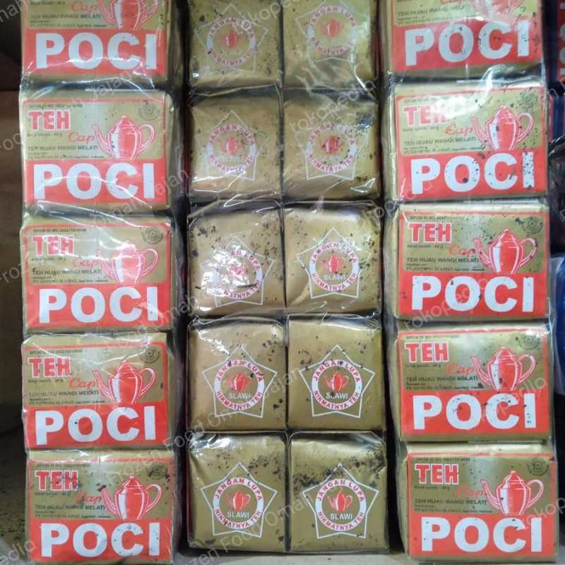 Teh Poci Logo Teas From Various Local Brands On Display; Focus Is Made