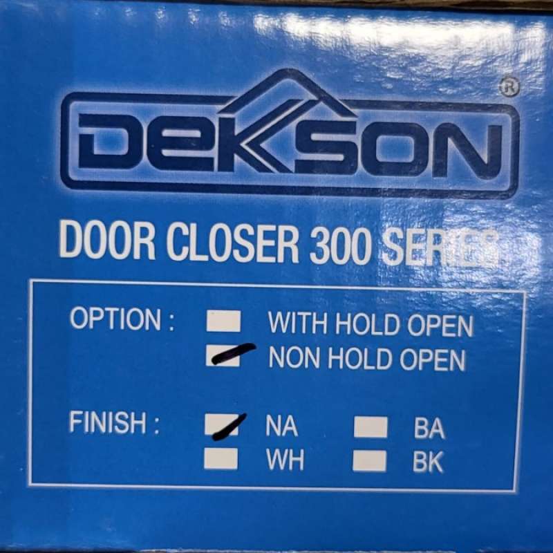 Promo Dekson Door Closer 300 Series Non Hold Open Abu-abu Diskon 23% Di ...