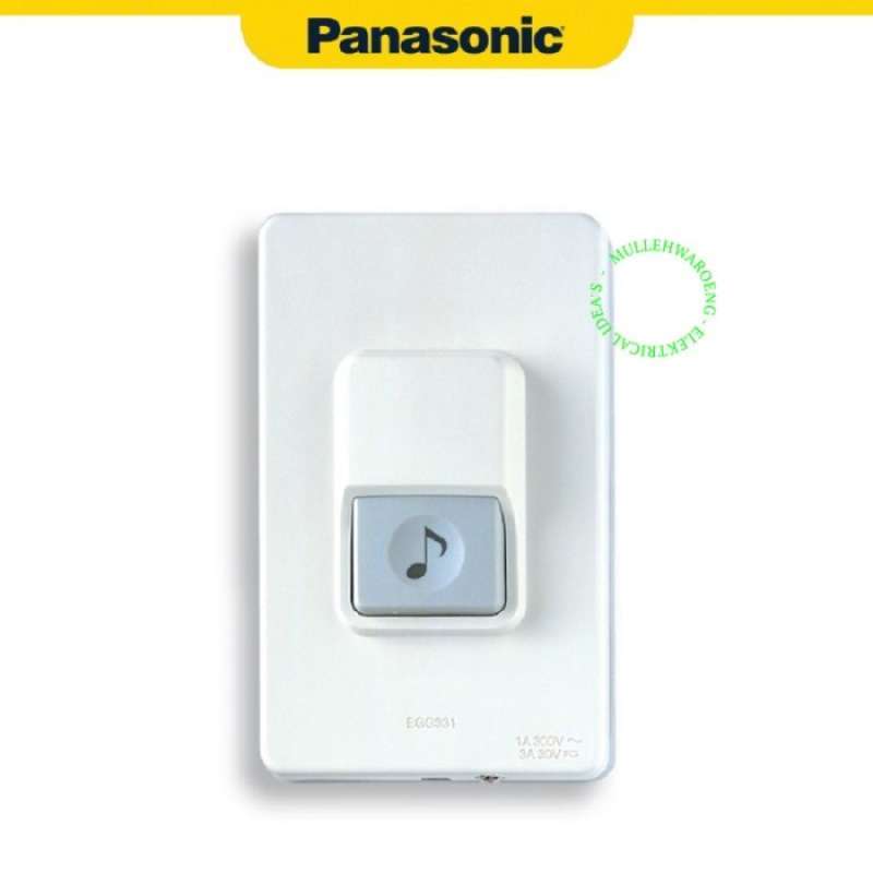 Promo Panasonic Paket Bell Listrik Dan Saklar Bell Pintu Ebg888 ...