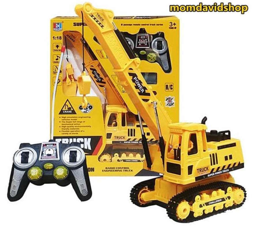Promo Rc Heavy Duty Construction Crane -remote Control Alat Berat Truk ...