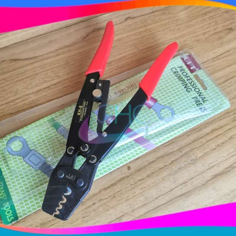 Promo Tang Press Skun Kabel Kh-8 Opt Fesional Crimping Press 1.25 - 8 ...