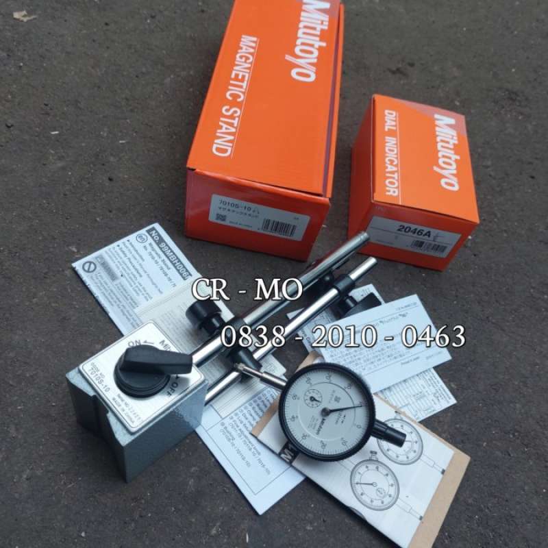 Promo Mitutoyo Dial Indicator 2046a - Magnetic Stand 7010s - 10 Japan Diskon 23% Di Seller ...