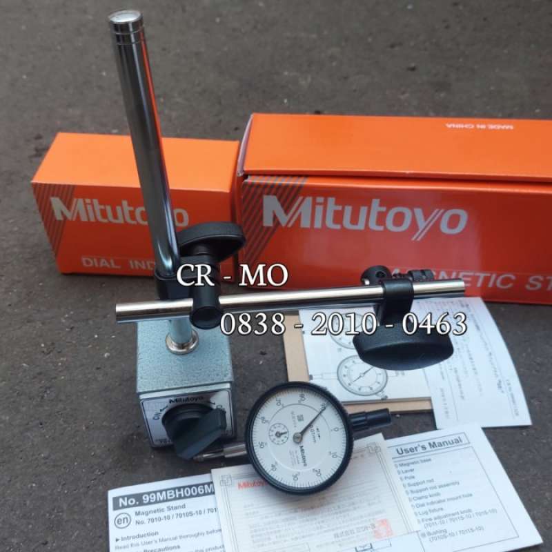 Promo Mitutoyo Dial Indicator 2046a - Magnetic Stand 7010s - 10 Japan Diskon 23% Di Seller ...