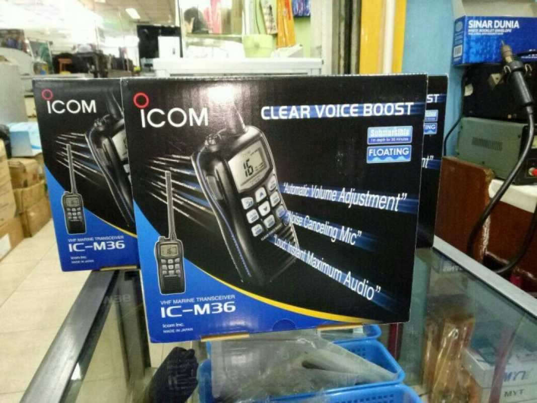 Promo Ht Icom Ic-m36 Vhf Marine Baru Diskon 6% Di Seller Tubruks - Cengkareng Barat, Kota ...
