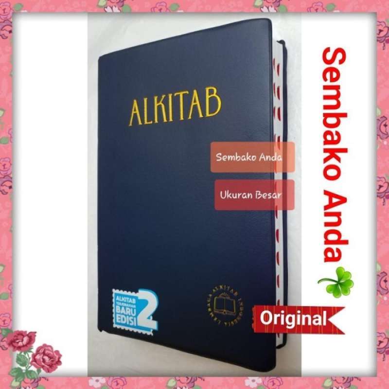Promo Alkitab Kristen Ukuran Besar. Terjemahan Baru Edisi 2. Tb2. Huruf ...