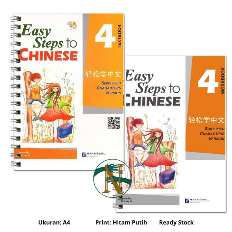 Promo Set Easy Step To Chinese 4 (textbook Dan Workbook) Diskon 23% Di ...