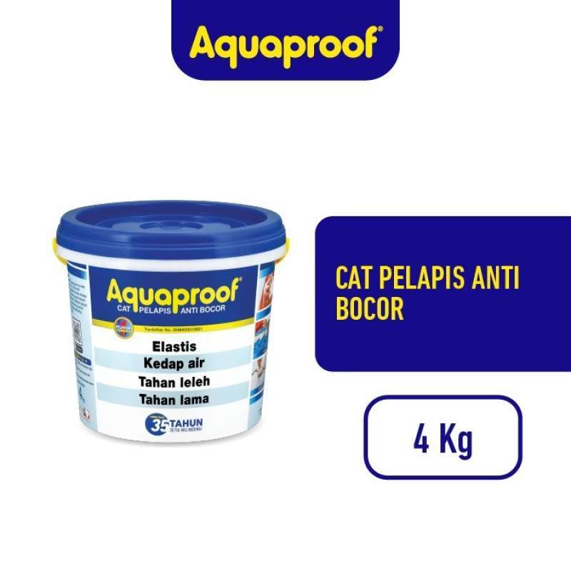 Promo Aquaproof Waterproofing Cat Pelapis Anti Bocor 4 Kg - Mocca 105 ...
