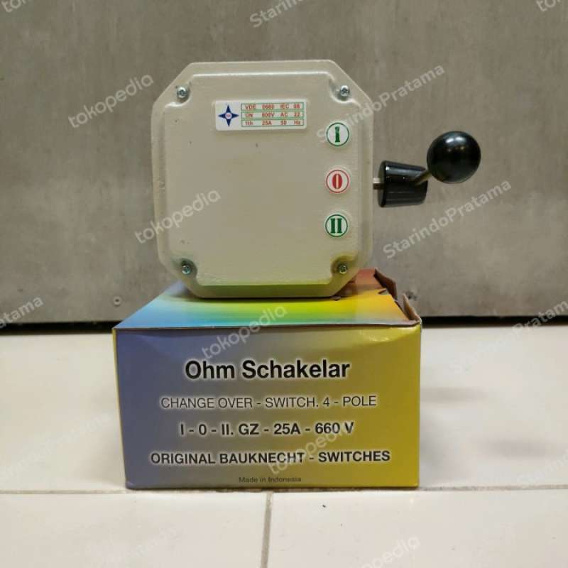 Promo Cam Starter Genset Ohm Saklar 25a Diskon 17% Di Seller Exito ...