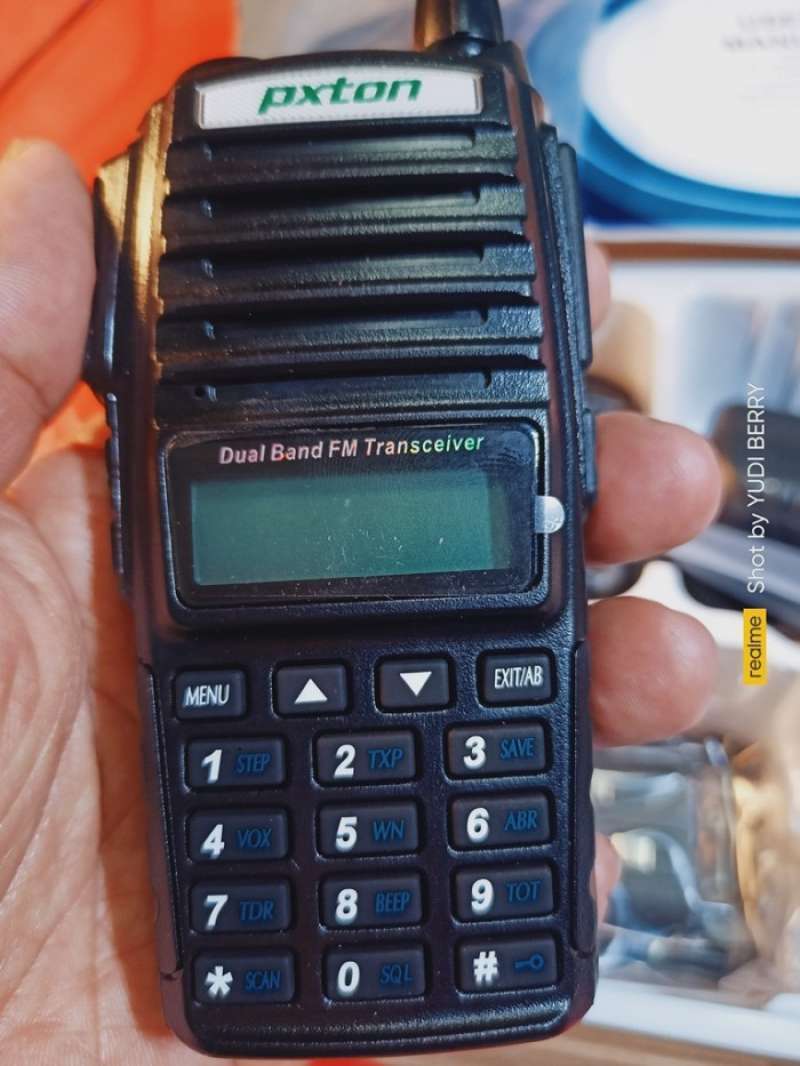 Promo Ht Pxton Uv82 Dual Band Dual Ptt Kondisi Baru Mirip Baofeng Uv82 ...