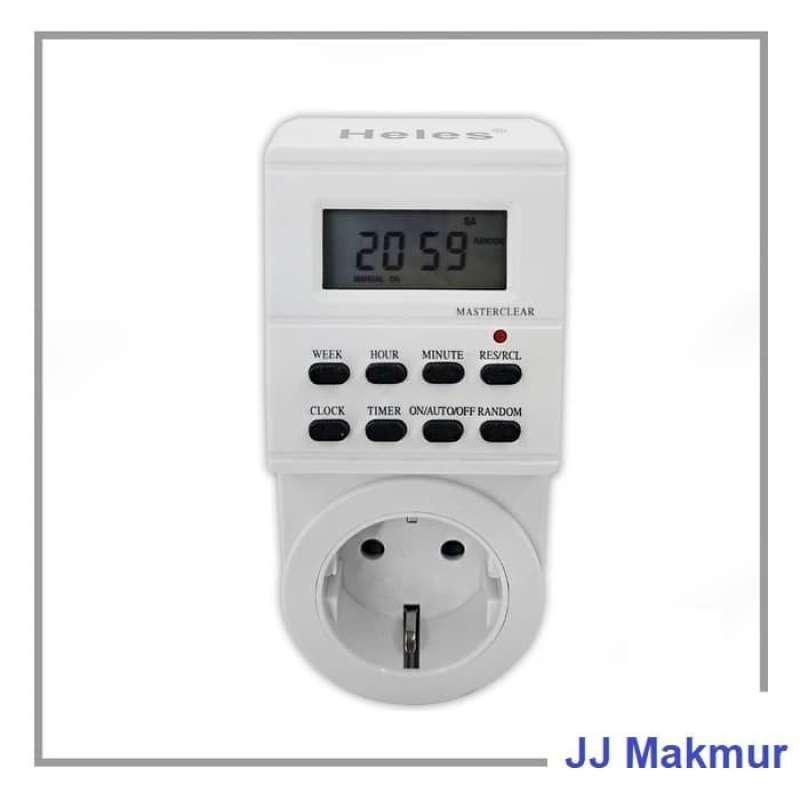 Promo Heles Ed1 Timer Listrik - Time Waktu Otomatis Digital Stop Kontak ...
