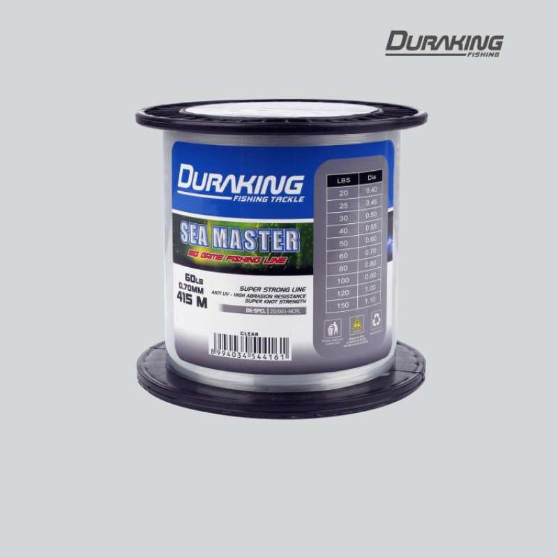 Jual Duraking Sea Master (fishing Line Mono) - Single Pack - Light Blue ...