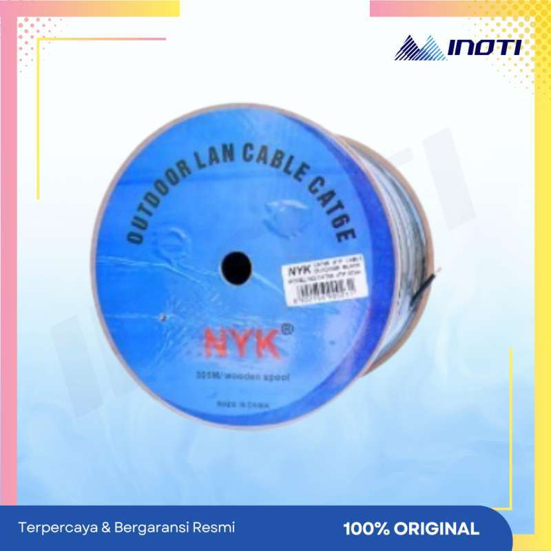 Jual Kabel Lan 100 Meter Nyk Outdoor Cat 6e Utp - Cable Lan Rj45 Nyk Cat6 Di Seller Inoti ...