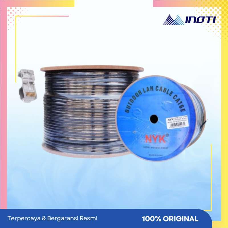 Jual Kabel Lan 100 Meter Nyk Outdoor Cat 6e Utp - Cable Lan Rj45 Nyk Cat6 Di Seller Inoti ...
