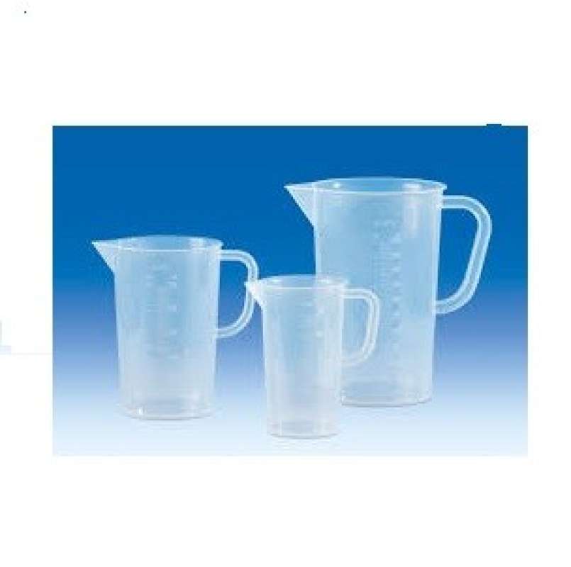 Promo Graduated Pitcher - Beaker Plastik Handle Pp 5000 Ml Vitlab ...