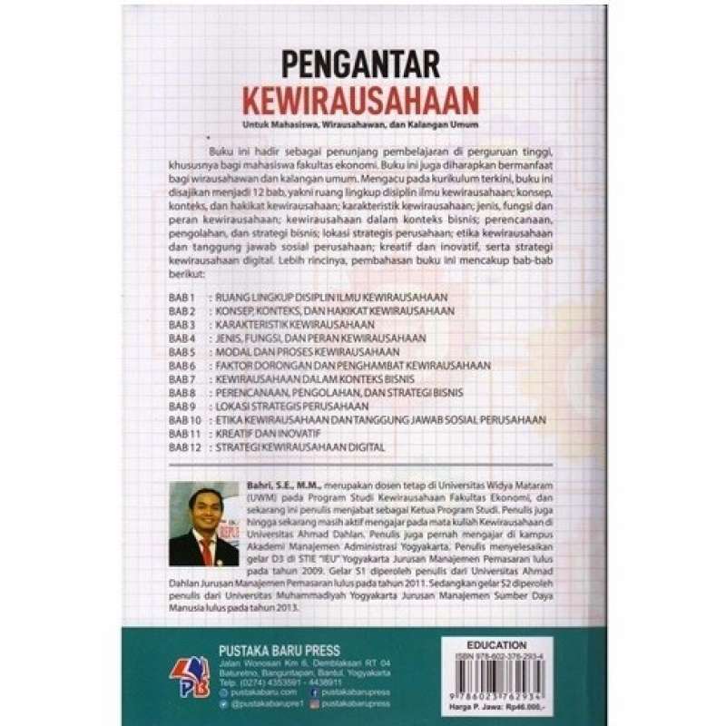 Promo Pengantar Kewirausahaan Untuk Mahasiswa Wirausahawan Dan Kalangan