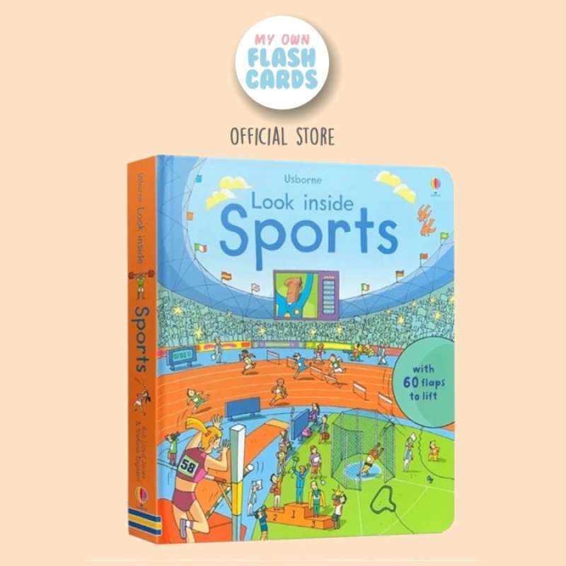 Promo Usborne Look Inside Sports - Buku Flap Impor Anak Olahraga ...
