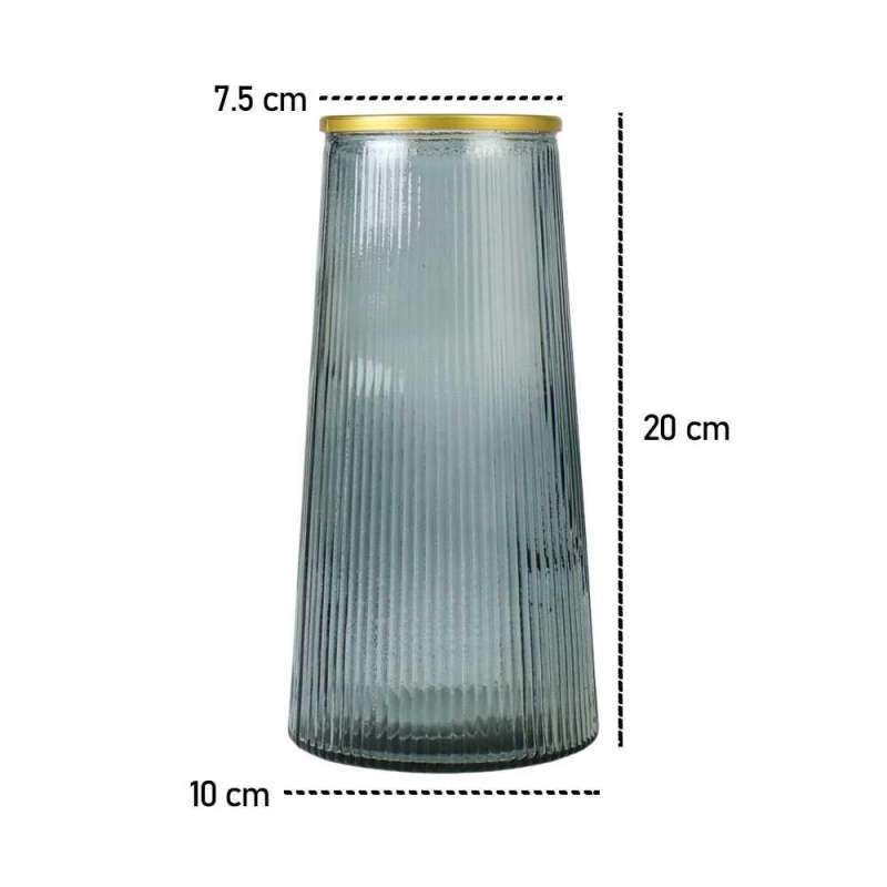 Jual Light Luxury Vas Bunga Dekorasi Interior Ruang Tamu Motif Vertikal ...