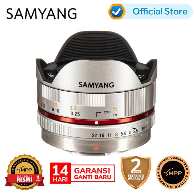 Jual Samyang 7.5mm F3.5 Fish-eye Mft Silver Lensa Kamera Di Seller ...