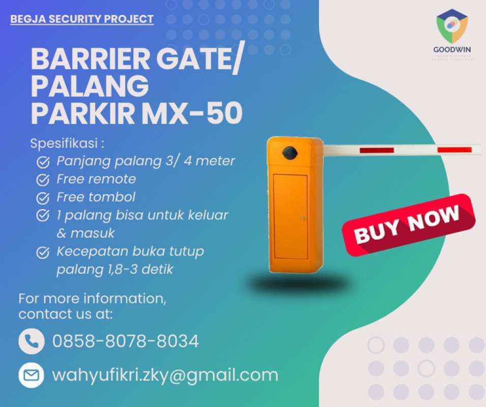 Jual Palang Parkir Palang Otomatis Barrier Gate Mx-50 Di Seller Begja
