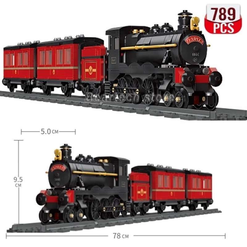 Promo City Steam Train Set Kereta Api Brick - 58009-6 Diskon 50% Di ...