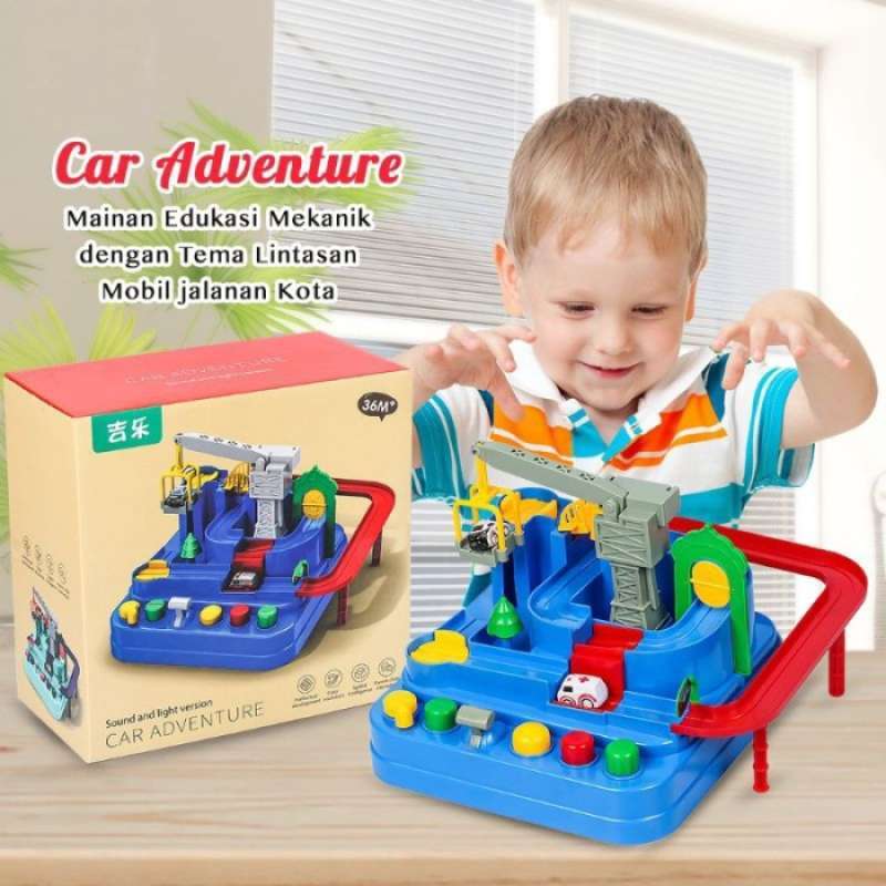 Promo Mainan Anak Car Adventure / Brain Game Manipulative / Simulasi ...