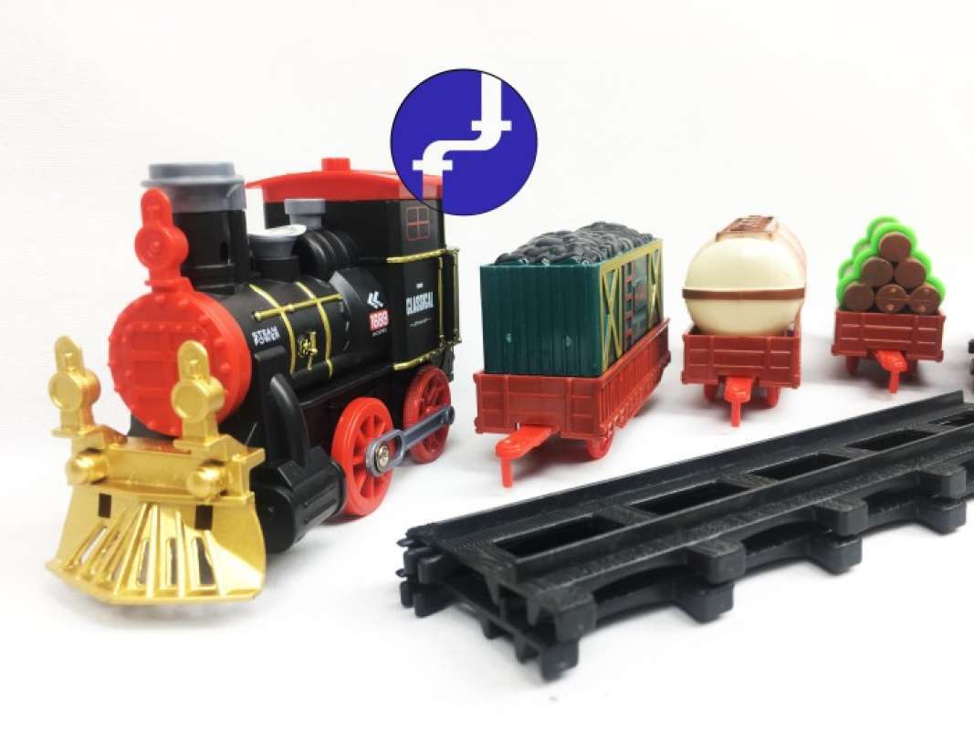 Promo Mainan Anak Kereta Api Rail King Classical Kereta Uap Jadul 14