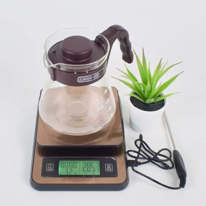 Promo Sanbei Coffee Drip Scale | V60 Pour Over | Termometer Diskon 23% ...