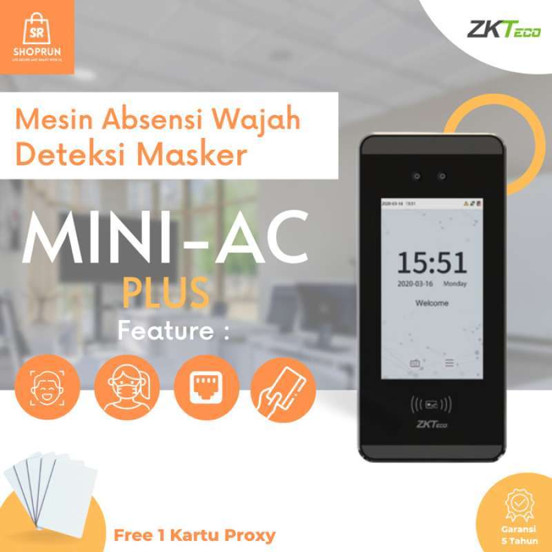 Promo Mesin Absensi Wajah Deteksi Masker Dan Kartu Rfid Zkteco Mini Ac ... Promo Mesin Absensi Wajah Deteksi Masker Dan Kartu Rfid Zkteco Mini Ac ...