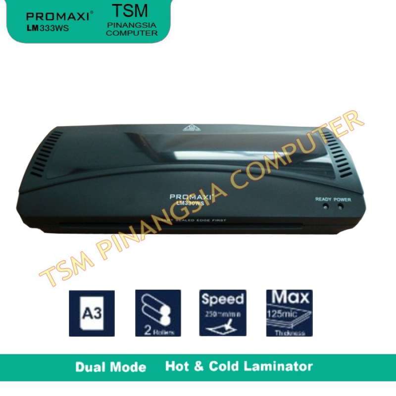 Promo Promaxi Lm 333 Mesin Laminating - Laminator - Laminasi Ukuran A3 Diskon 16% Di Seller Sn ...