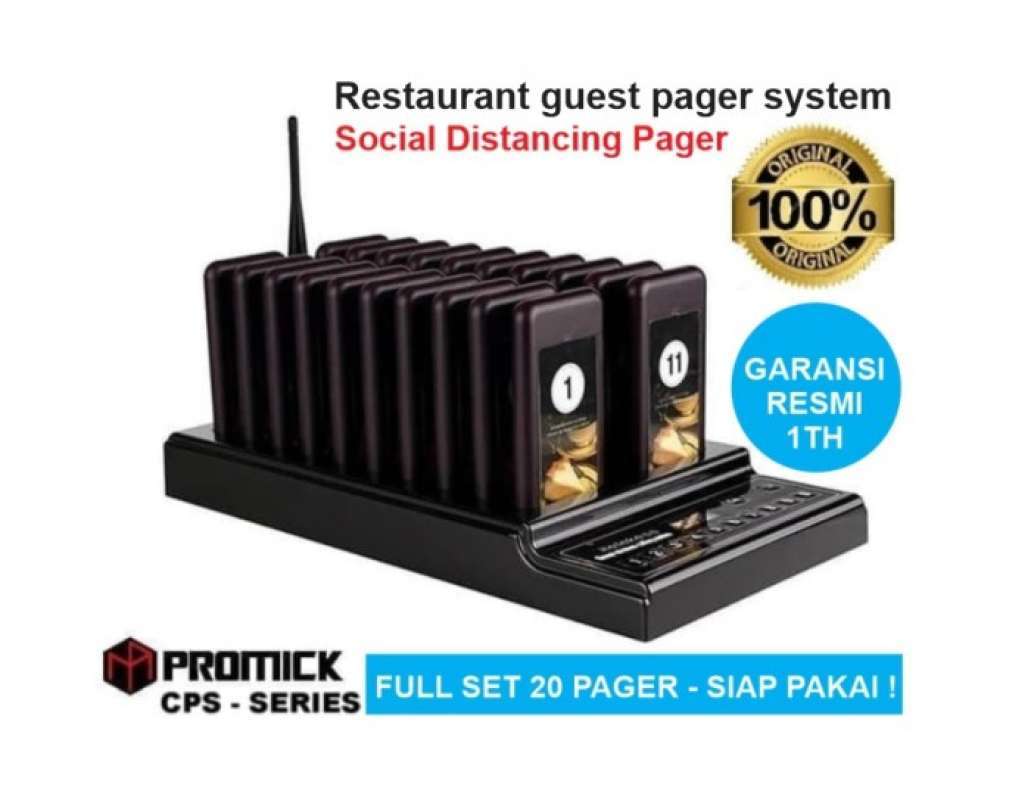 Promo Restaurant Guest Pager System - Wireless Queue Paging - Promick ...