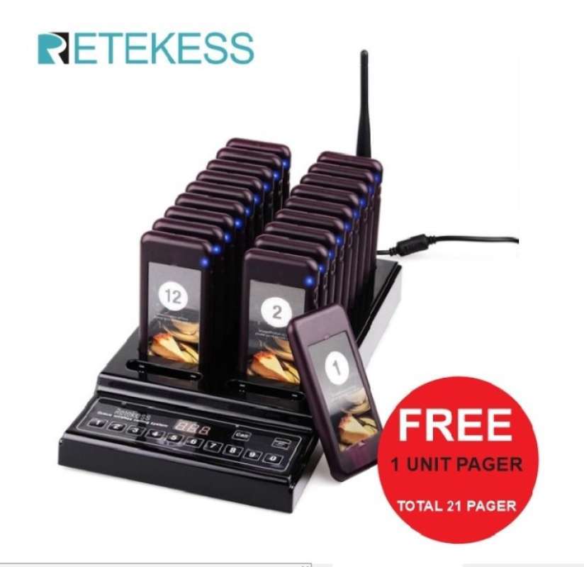 Promo Restaurant Guest Pager System - Wireless Queue Paging - Promick ...