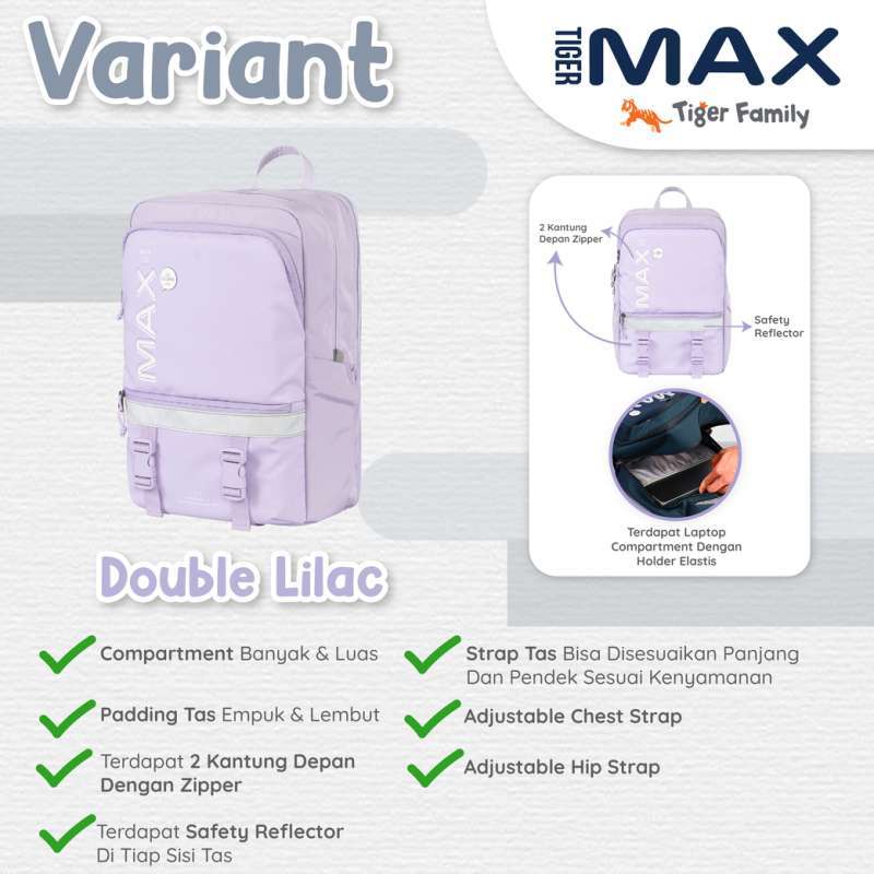Jual Max 2.0 : Tiger Max Ergonomic Bag - Backpack Tas Ransel Remaja Untuk Kesehatan Di Seller ...